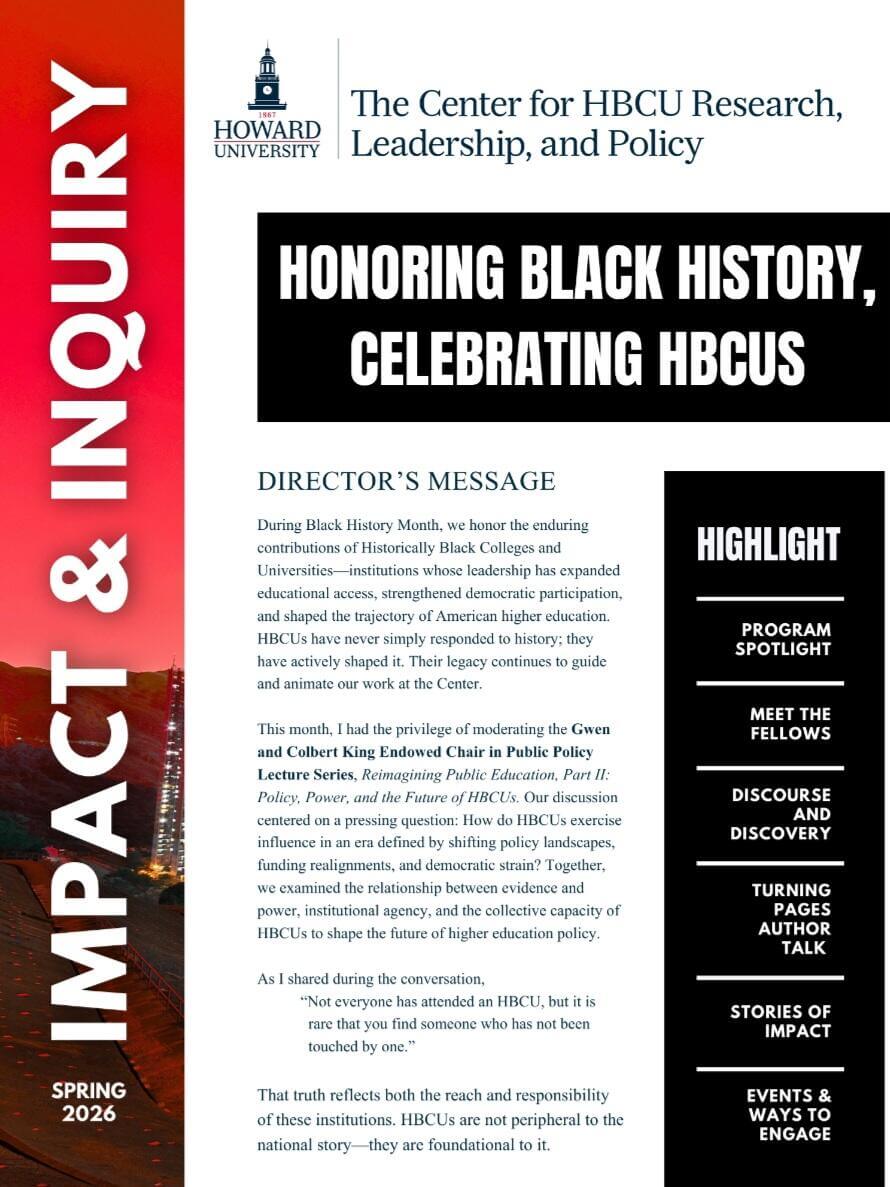 Homepage | HBCU Center for Research, Leadership & Policy
